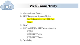 web connectivity in IoT | PPTX