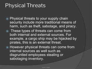 Supply chain integration and security | PPTX