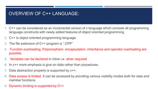 Oosd lecture unit 4 ppt introduction part | PPT