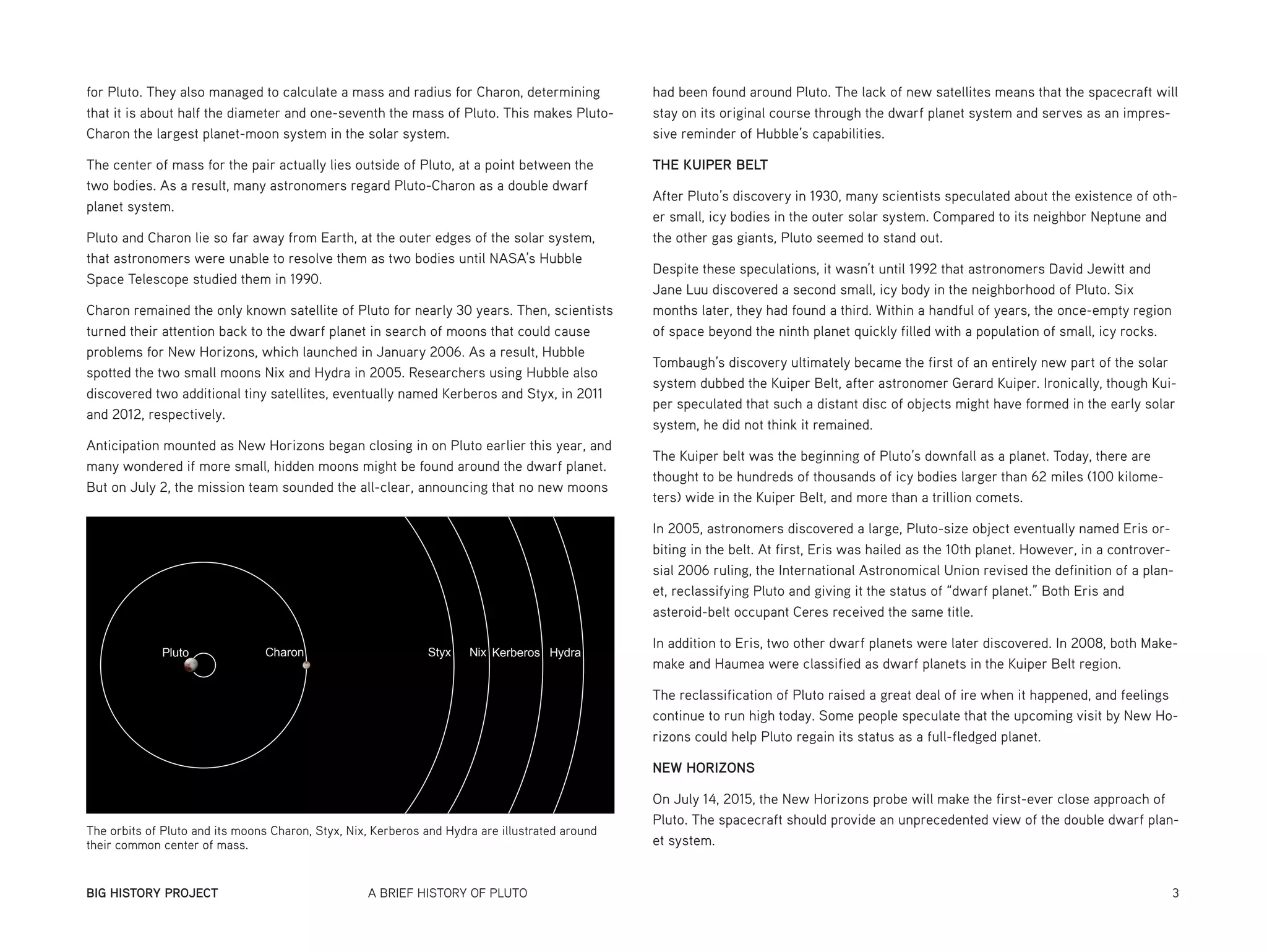 Unit 4: A Brief History of Pluto | PDF