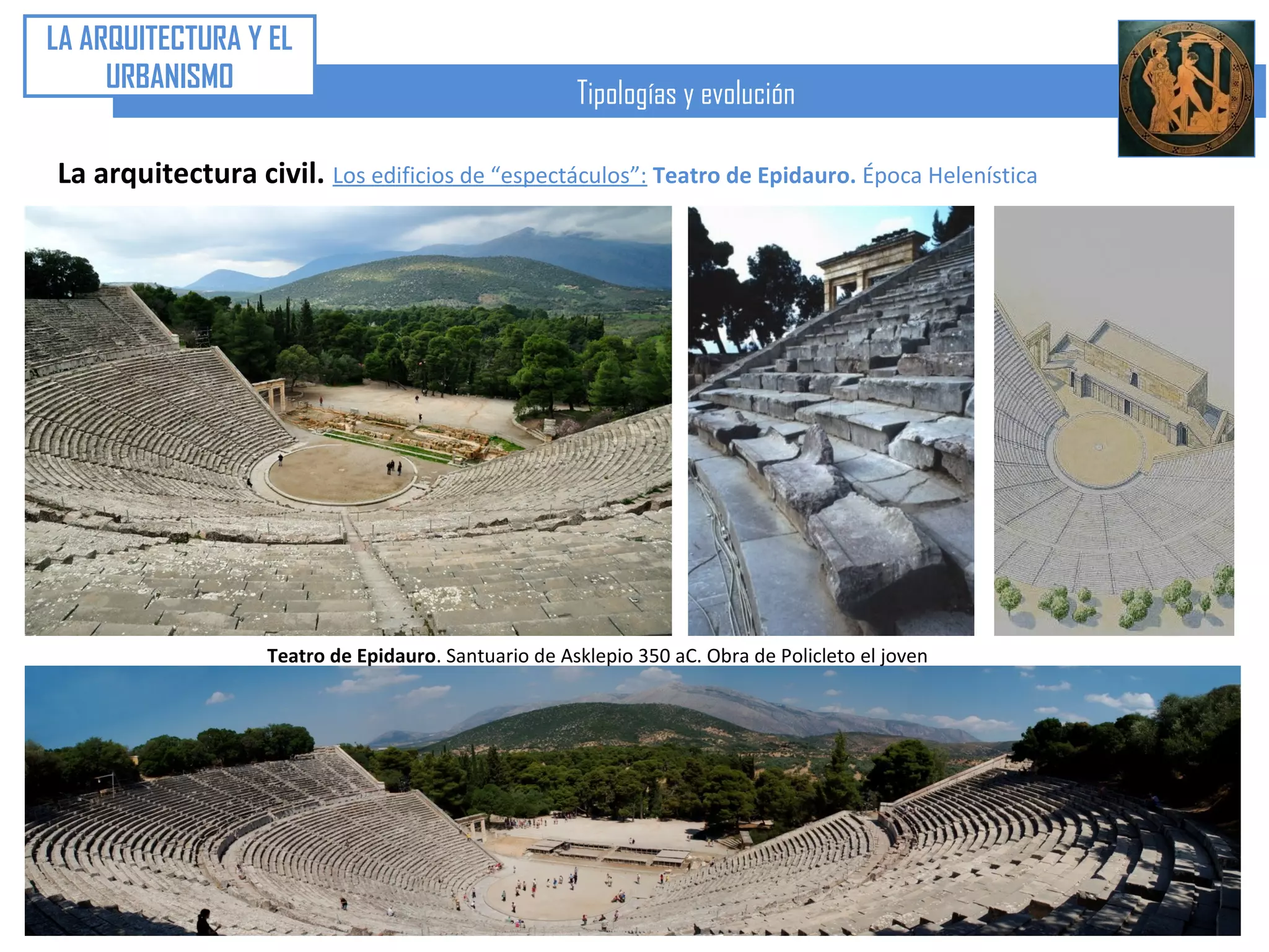 U4. arte griego (v). Arquitectura. El templo. Época helenística ...