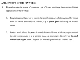 U4 design of flywheel | PPTX