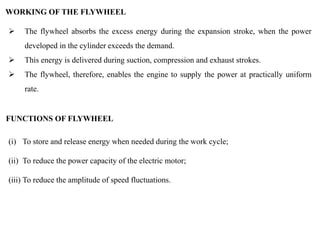 U4 design of flywheel | PPTX