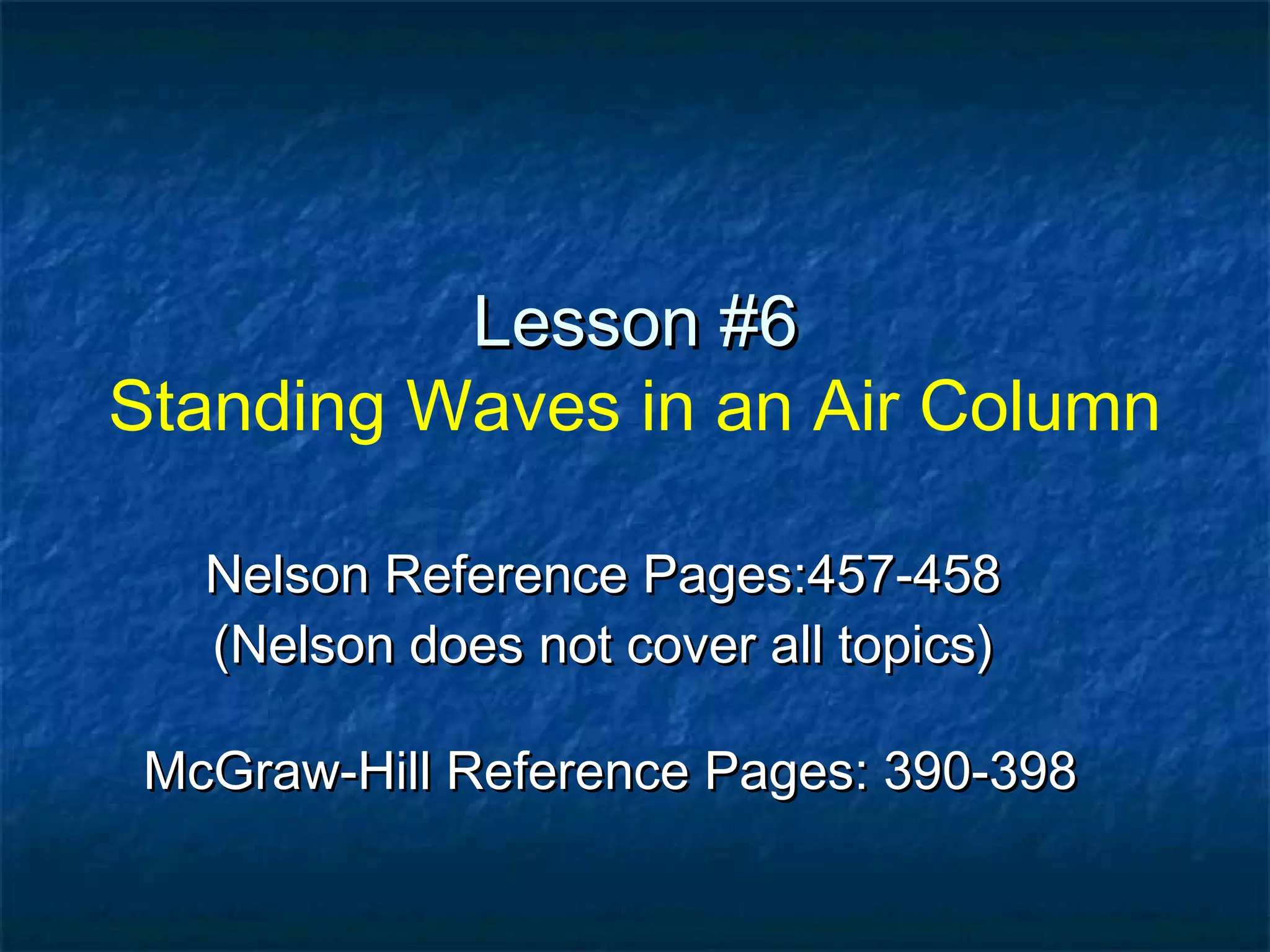 Grade 11, U4 L6-Air Columns | PPT