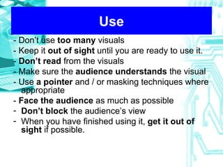 U4 - visual aids - Presentation skills_2010.ppt