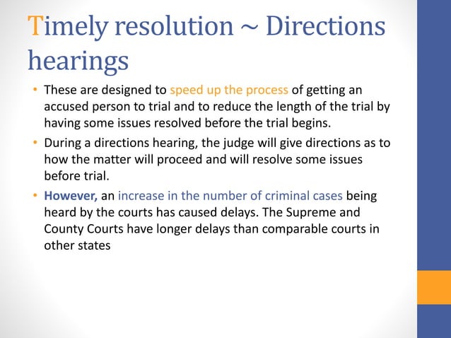 U402 a court processes and procedures (working progress) | PPT