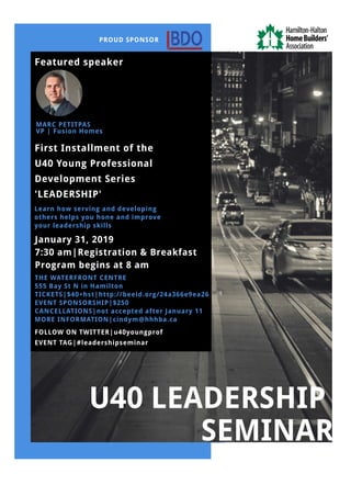 U40 leadership seminar 19 | PDF