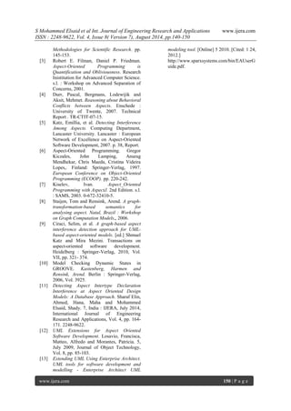 Crosscutting Specification Interference Detection at Aspect Oriented UML-Based Models: A ...