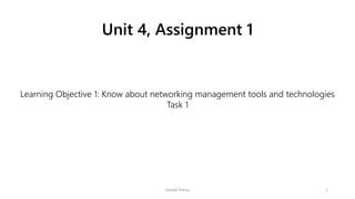 Unit 4 Assignment 01 | PPTX