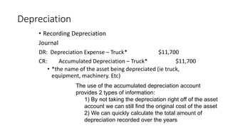 U4A2_Adj4_Depreciation | PPTX | Business Accounting & Finance | Business