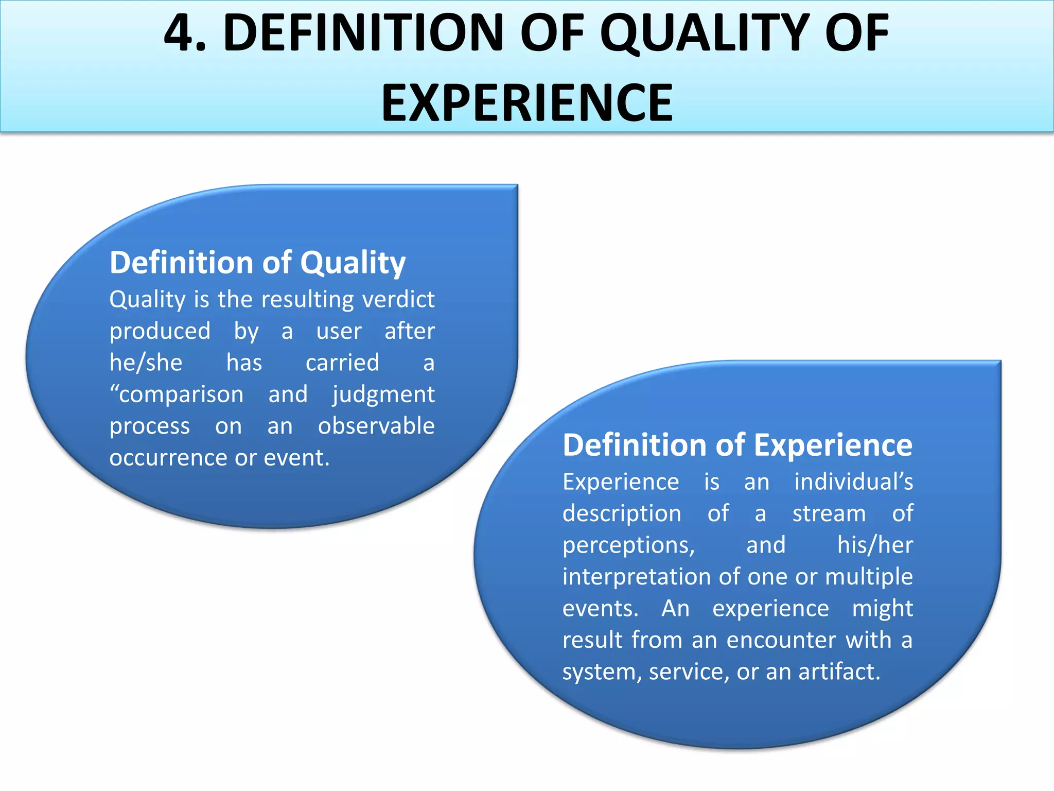 Quality of Experience | PDF
