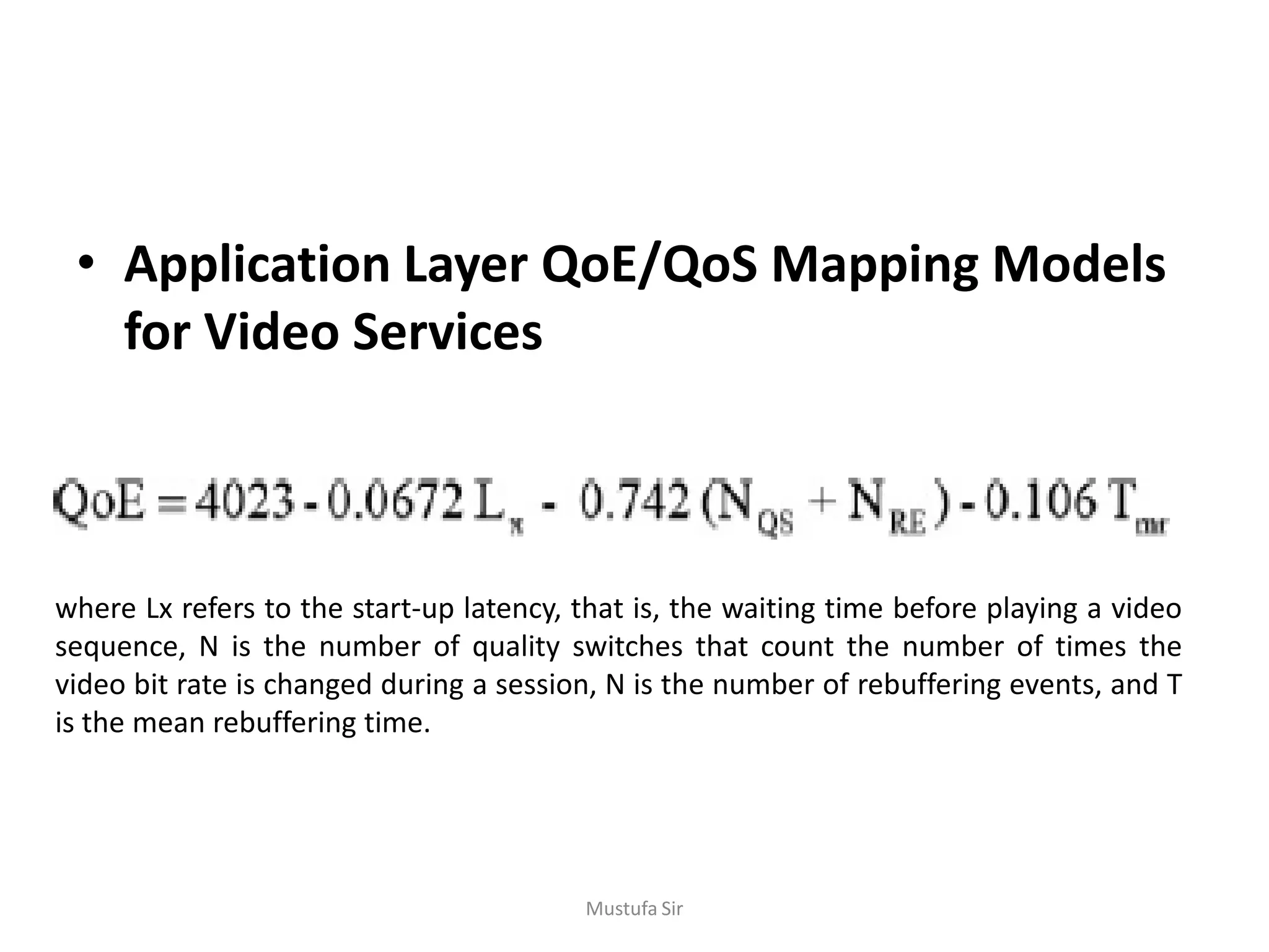 Network Design Implications of QoS and QoE | PDF