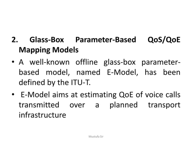 Network Design Implications of QoS and QoE | PDF | Computer Networking | Computing