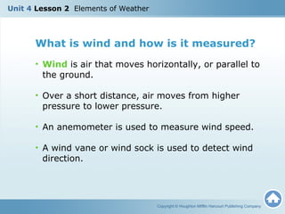 U4L2 - Elements of Weather | PPT