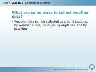 U4L2 - Elements of Weather | PPT