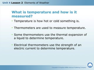 U4L2 - Elements of Weather | PPT