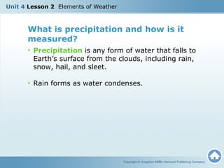 U4L2 - Elements of Weather | PPT