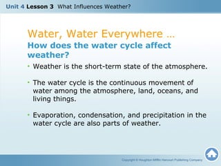 U4L3 - What Influences Weather? | PPT
