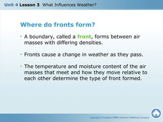 U4L3 - What Influences Weather? | PPT