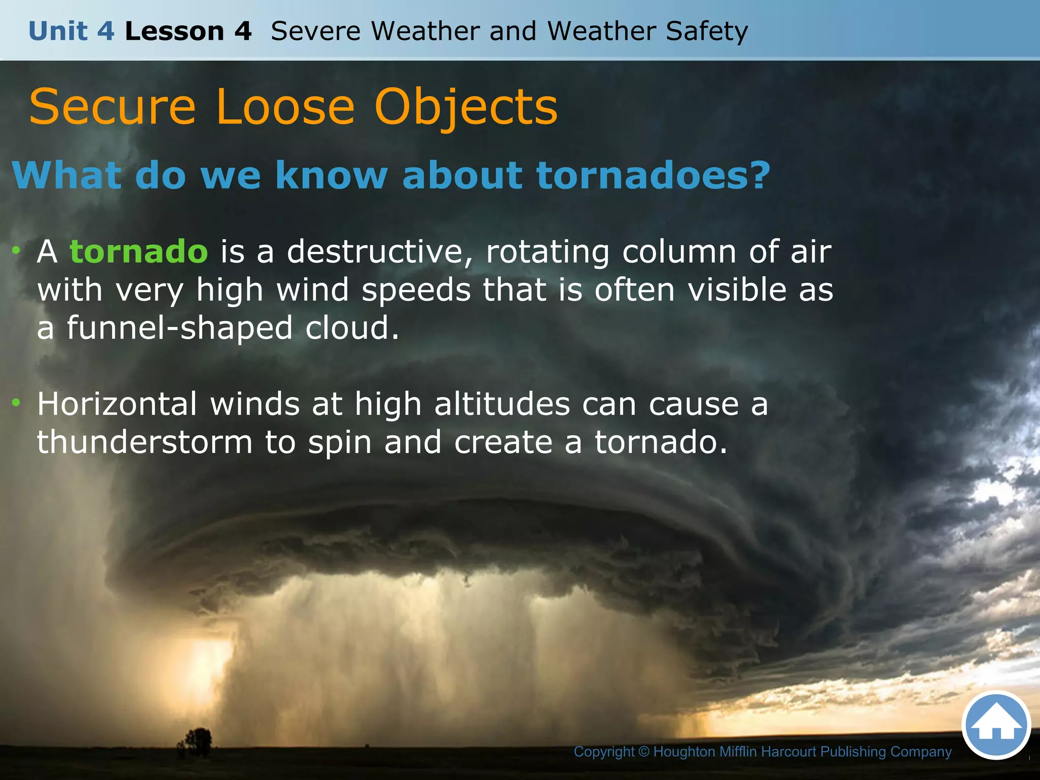 U4L4 - Severe Weather and Weather Safety | PPT