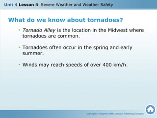 U4L4 - Severe Weather and Weather Safety | PPT | Science
