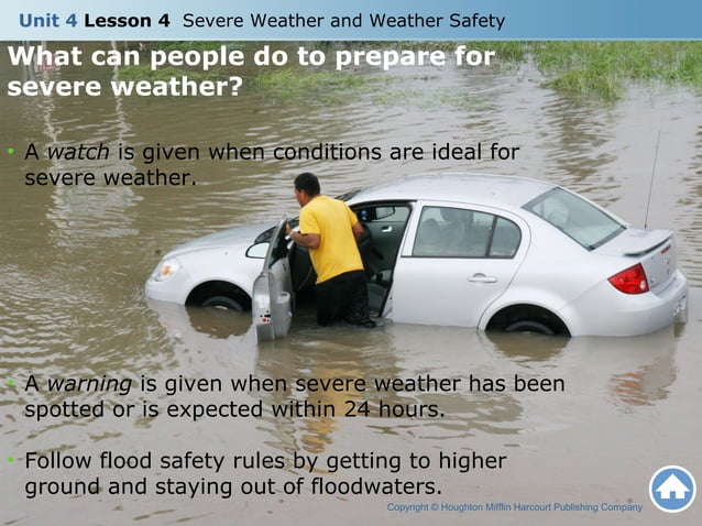 U4L4 - Severe Weather and Weather Safety | PPT | Science