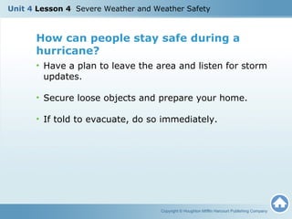 U4L4 - Severe Weather and Weather Safety | PPT