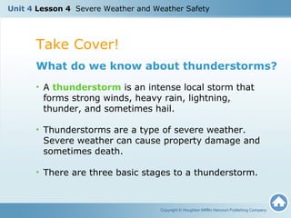 U4L4 - Severe Weather and Weather Safety | PPT