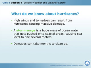 U4L4 - Severe Weather and Weather Safety | PPT