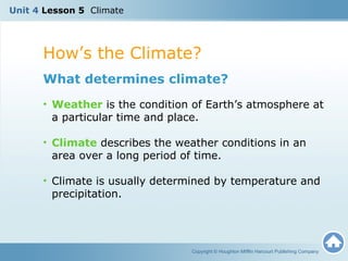 U4L5 - Climate | PPT