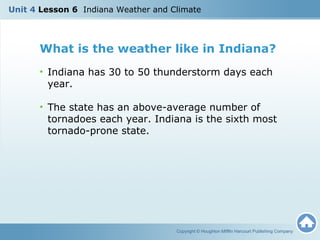 U4L6 - Indiana Weather and Climate | PPT