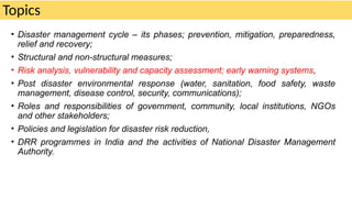 Disaster Management U 4_Lecture - II.pptx