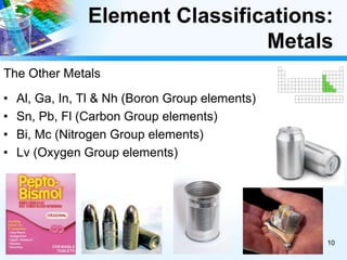 Element Classification | PPTX
