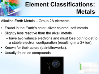 Element Classification | PPTX