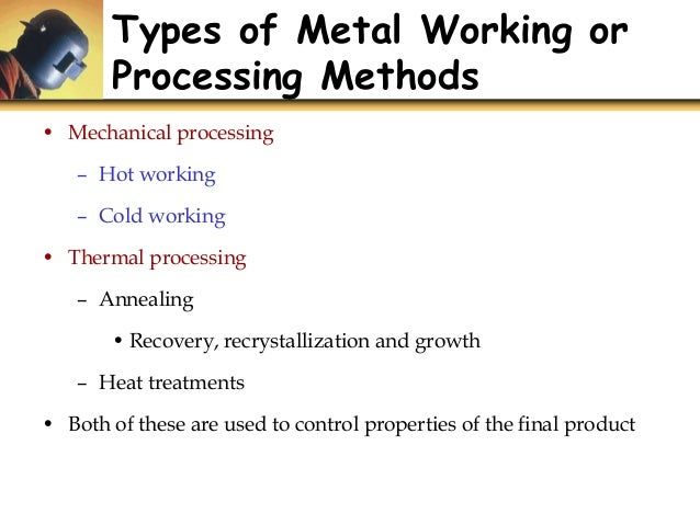 U4 P1 Metal Forming Processes