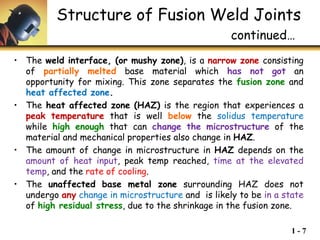 U4 p1 welding metallurgy | PPTX
