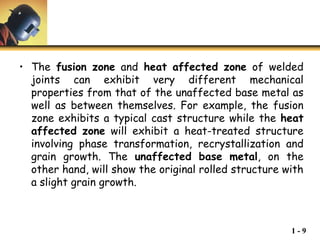 U4 p1 welding metallurgy | PPTX