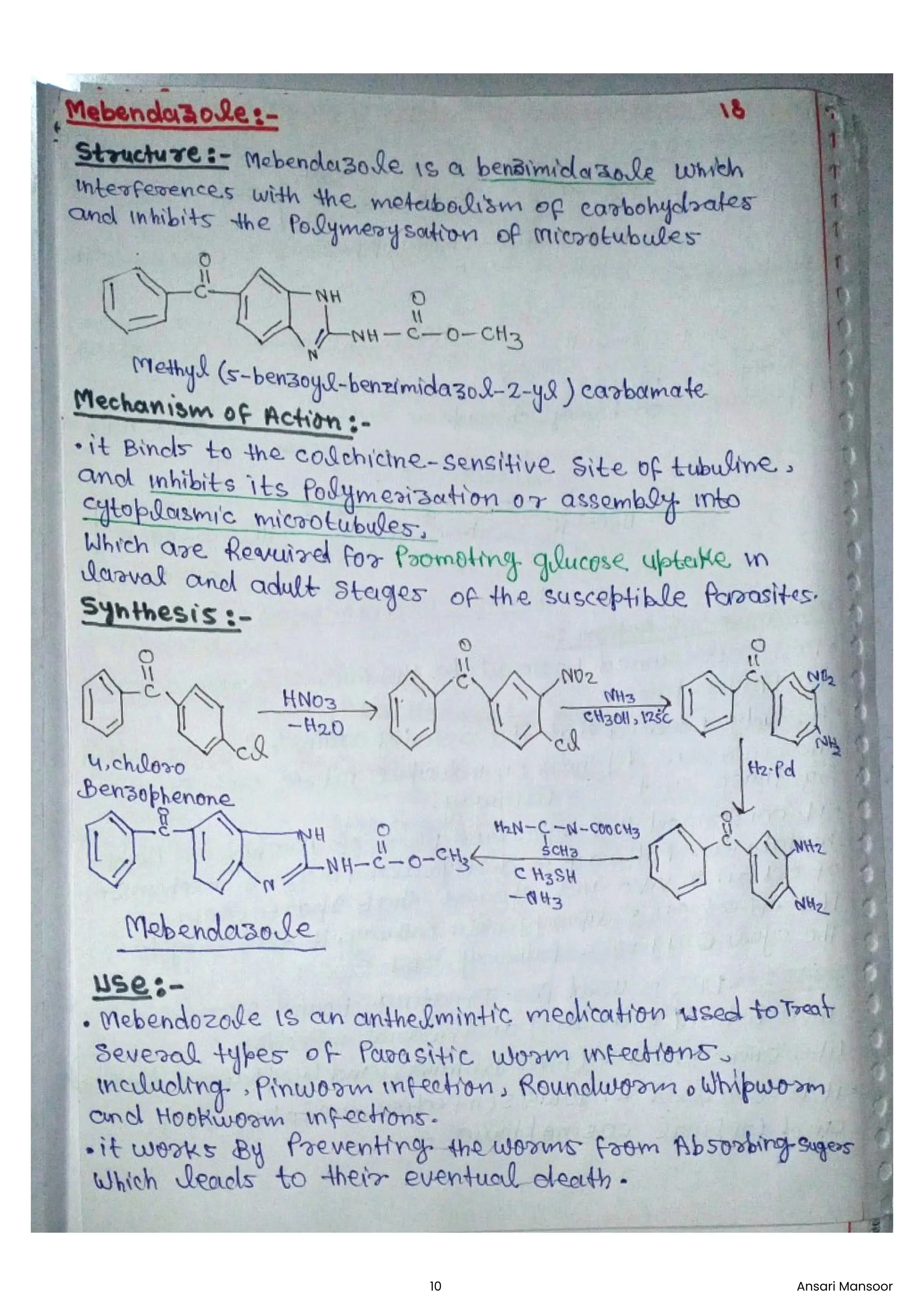 U_4.Medicinal Chemistry 3rd .B pharm 6th sem AKTU.Mansoor Ansari .pdf