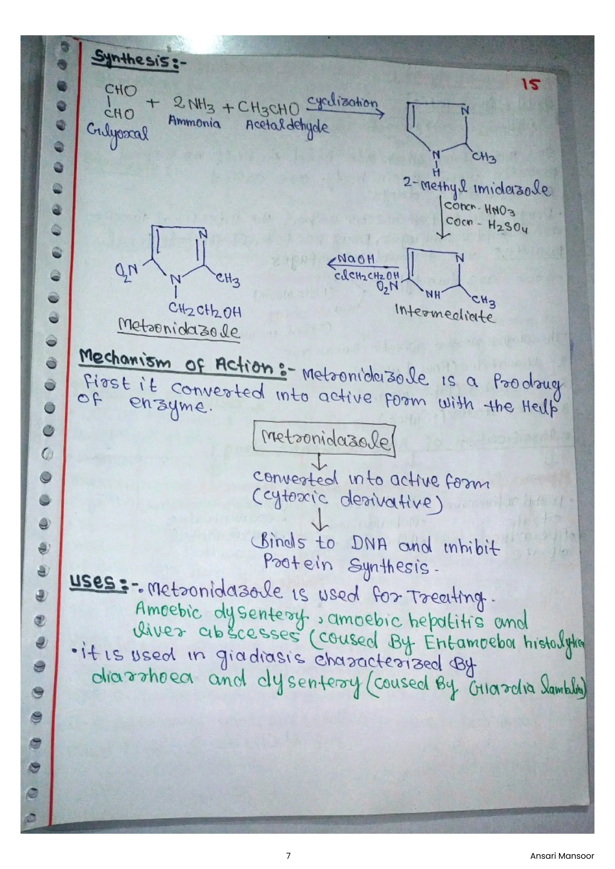 U_4.Medicinal Chemistry 3rd .B pharm 6th sem AKTU.Mansoor Ansari .pdf