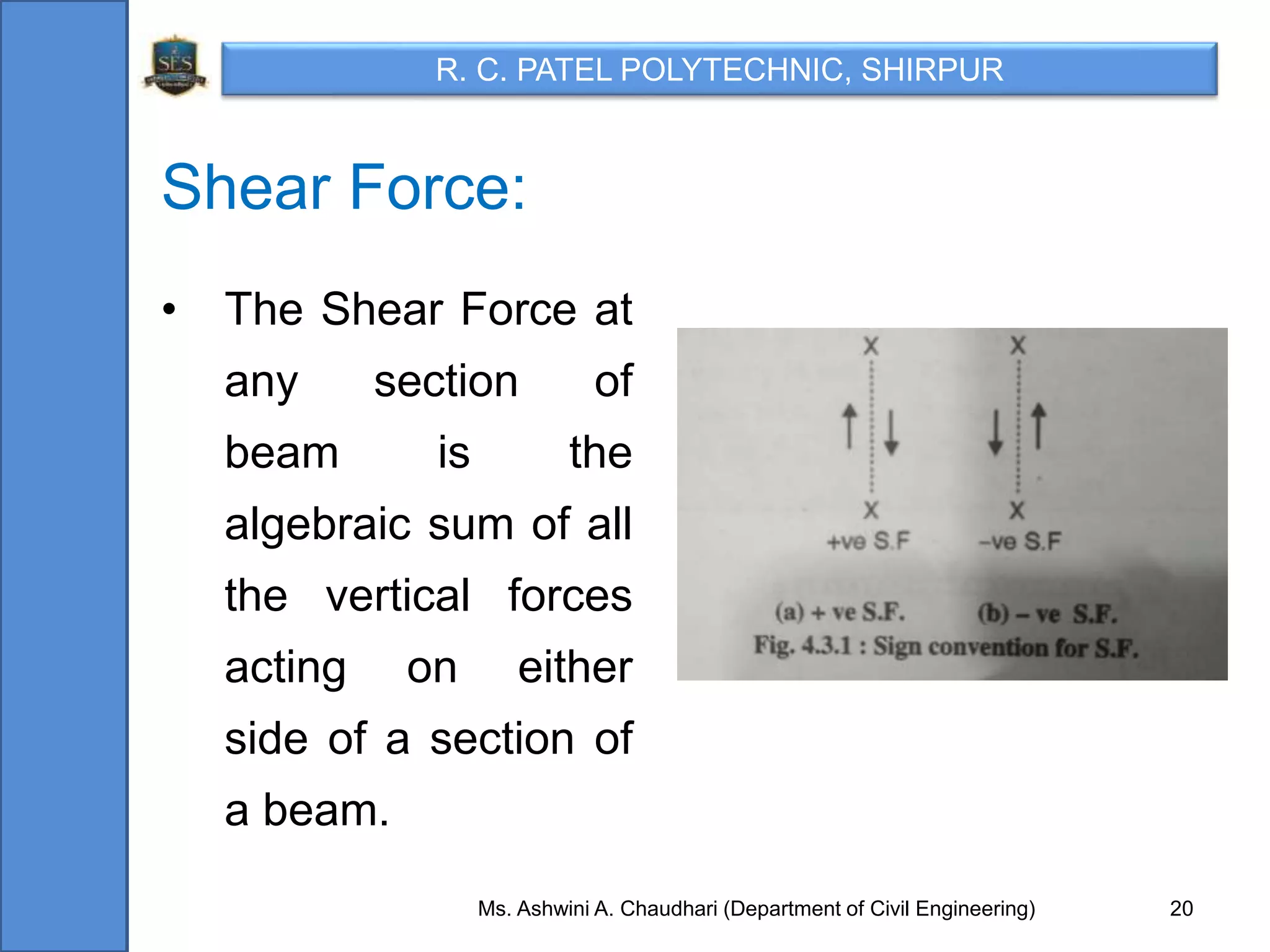 U4 shear force and bending moment | PPTX