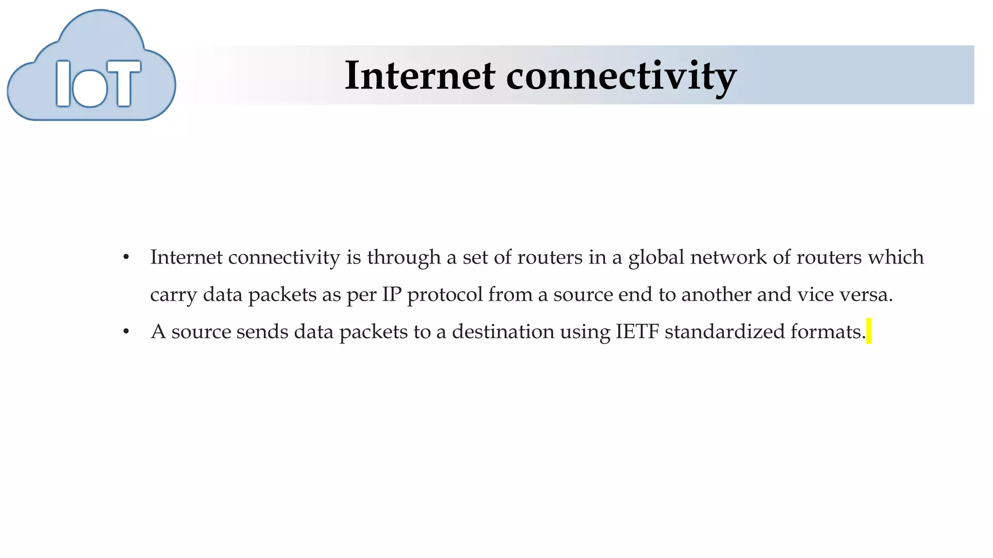 Internet connectivity | PPTX