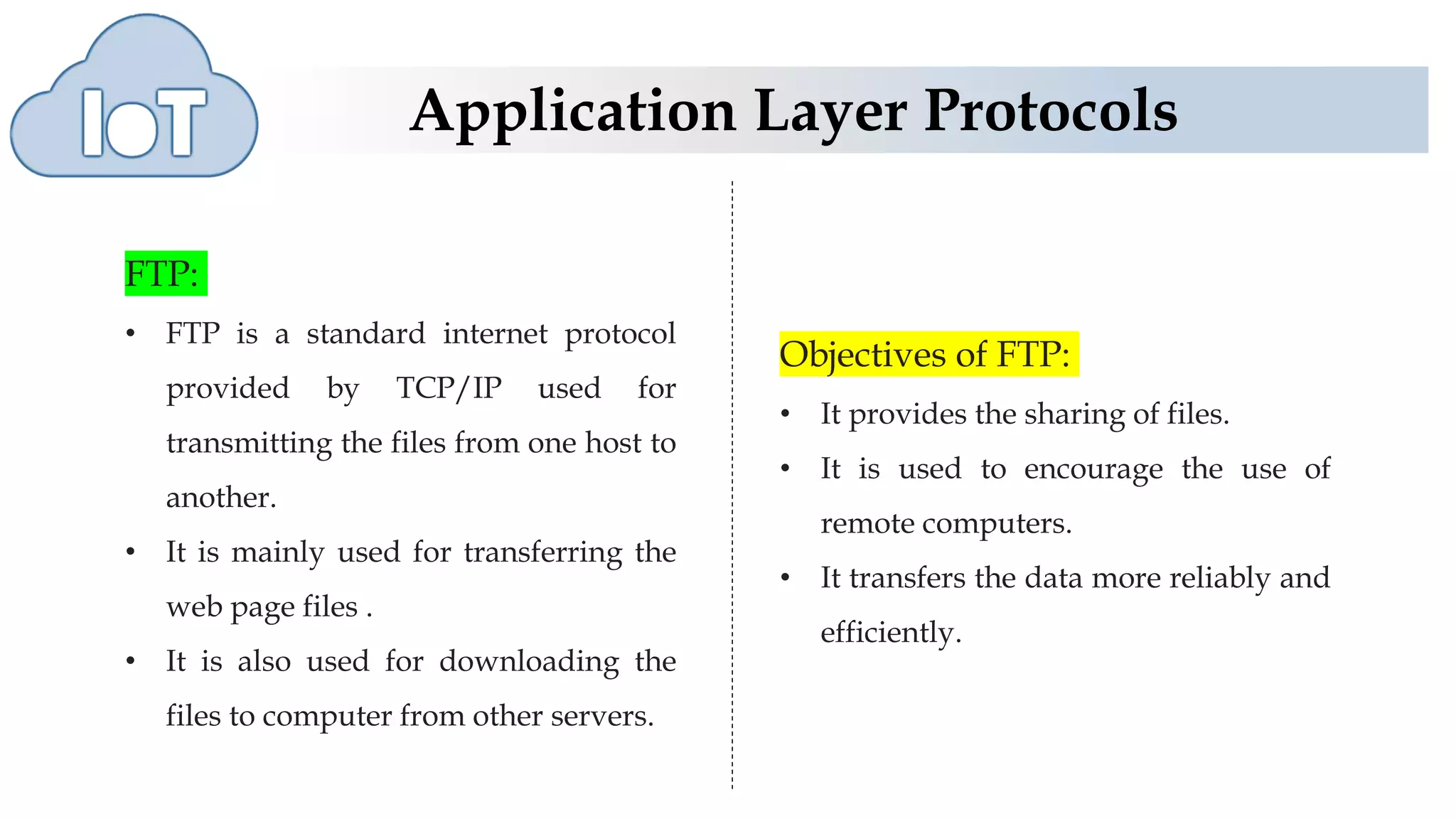 Application layer protocols | PPTX