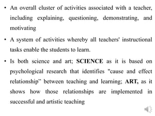 u # 4 teaching styles.pptx | Professional School | Postgraduate Education