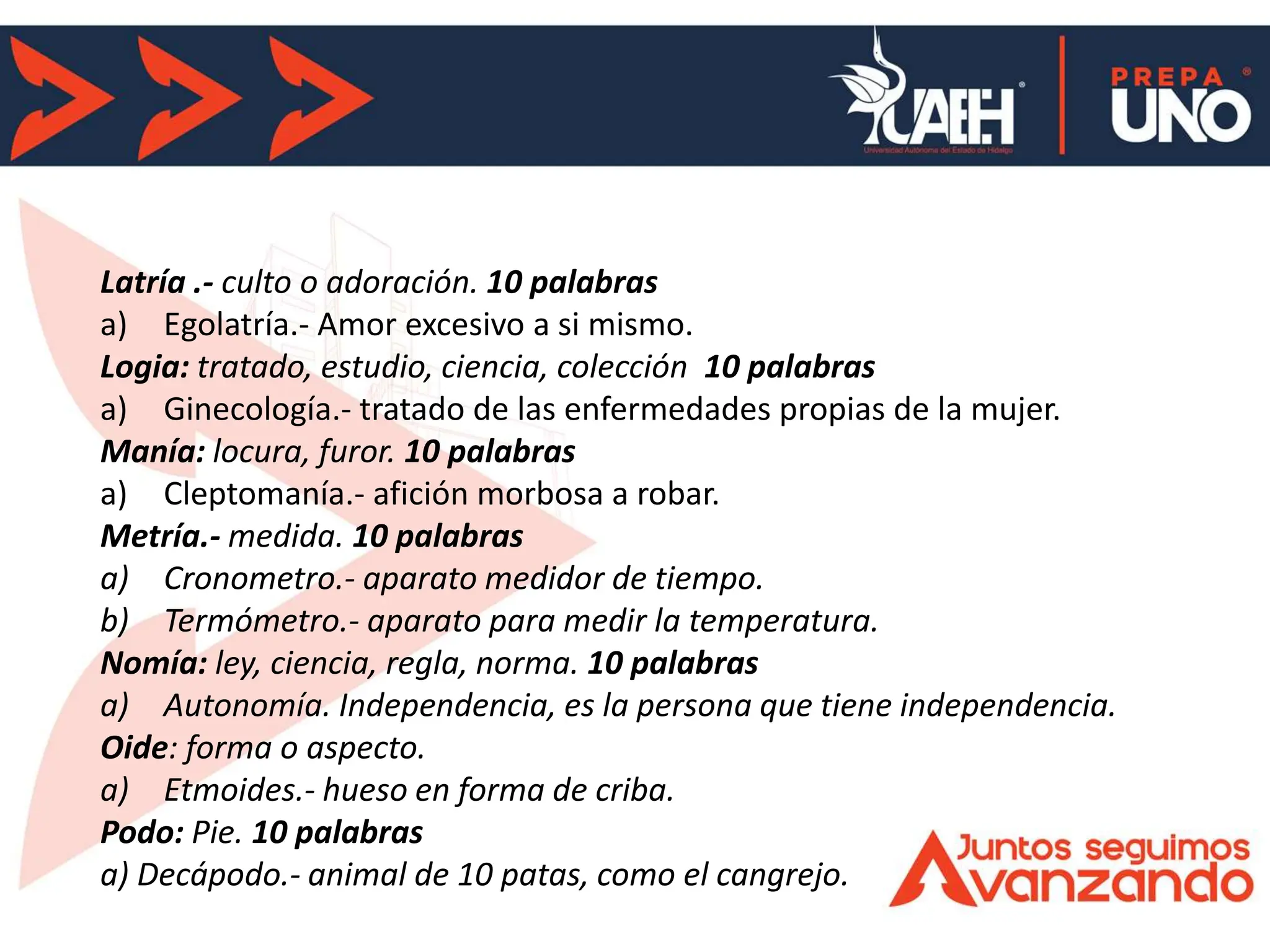 Signos y Acentos Vocales Griegas sufijos y prefijos. | PPT
