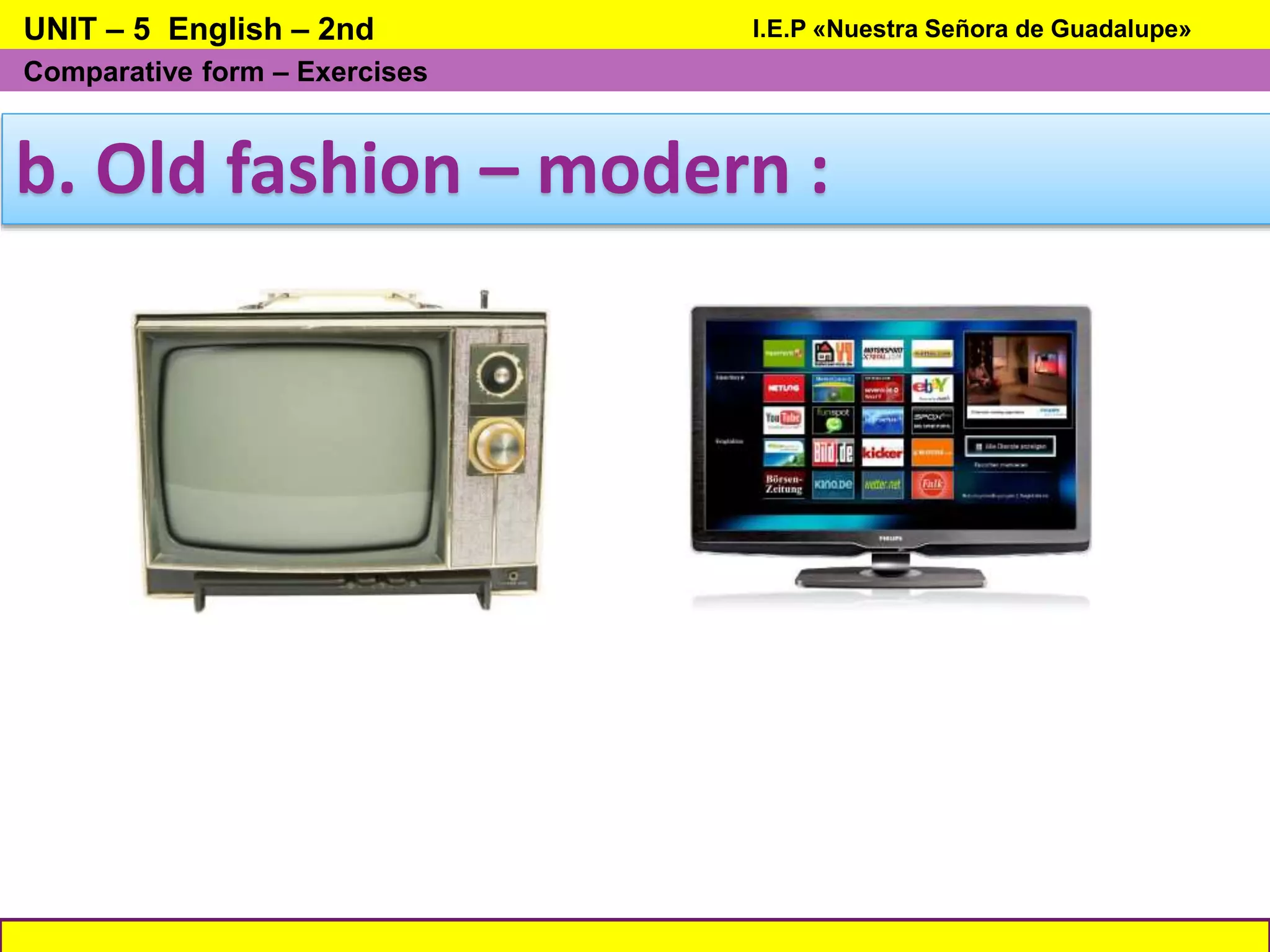 U5 comparative - exercises - 2 do-4a | PPT