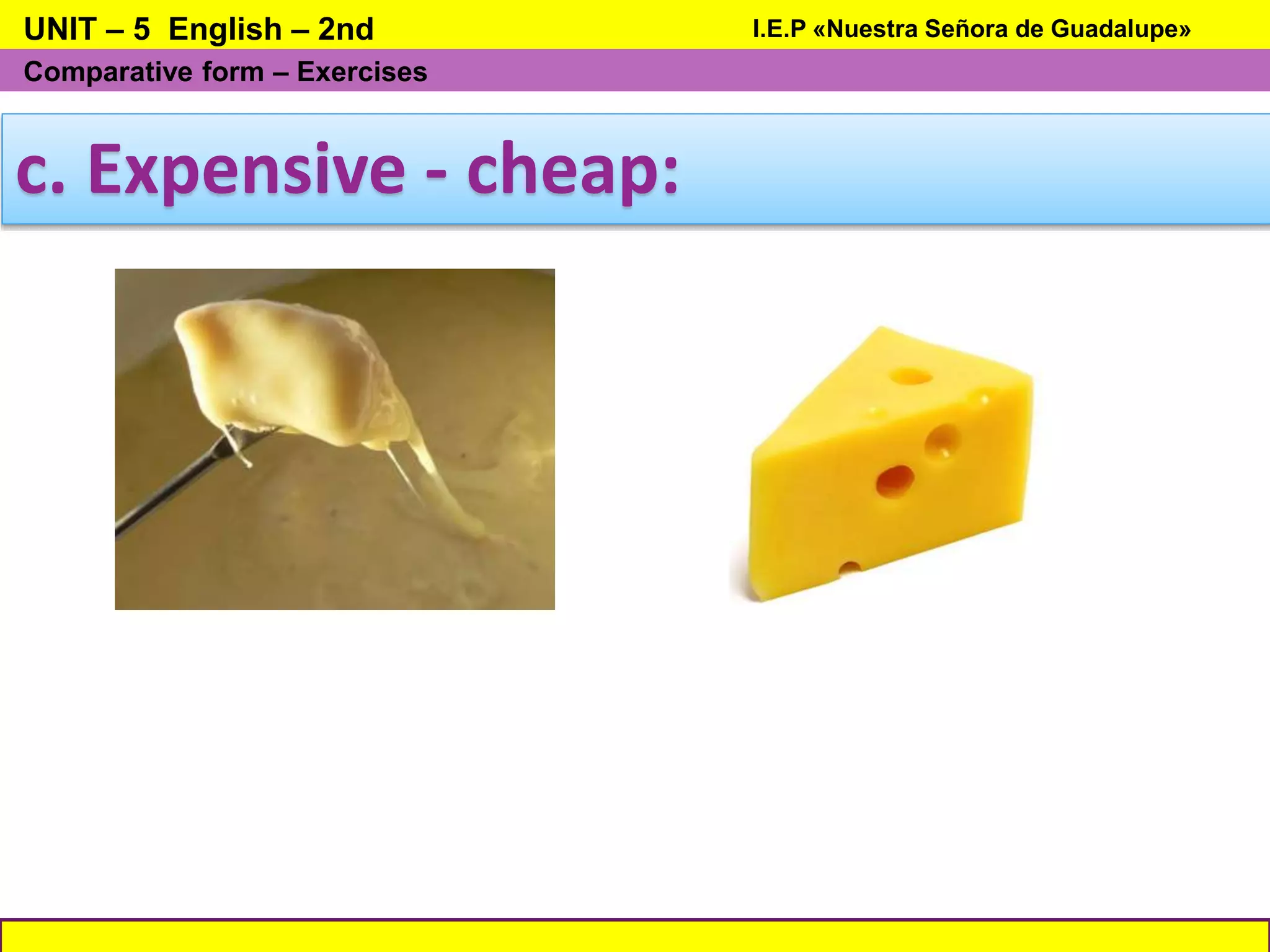 U5 comparative - exercises - 2 do-4a | PPT