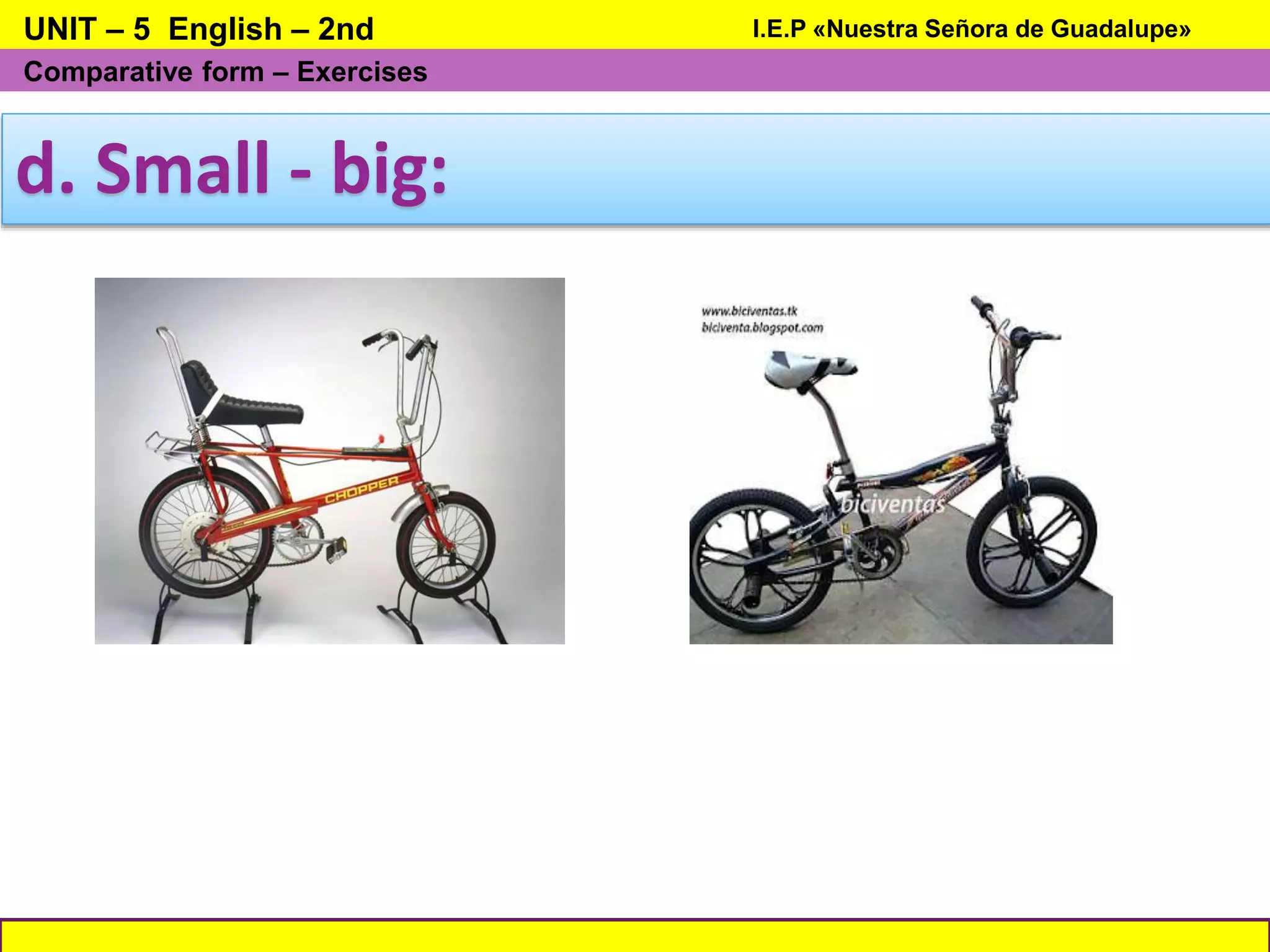 U5 comparative - exercises - 2 do-4a | PPT