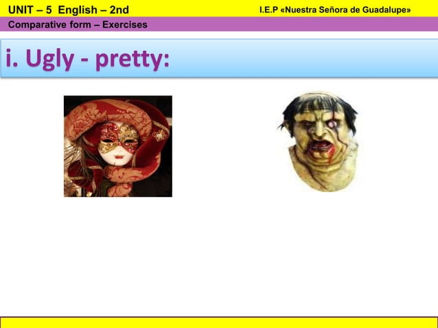 U5 comparative - exercises - 2 do-4a | PPT