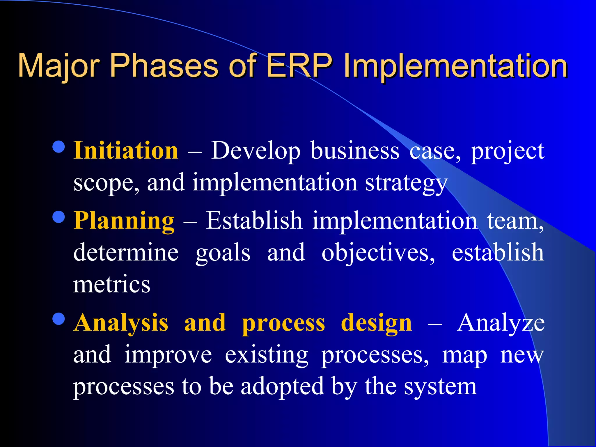 MIS Applications: Enterprise Resource Planning (ERP), MIS and ERP ...