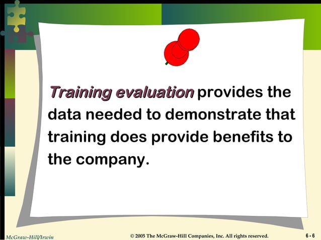 Training Feedback and Evaluation, Training Audit, Training as Continuous Process | PPT
